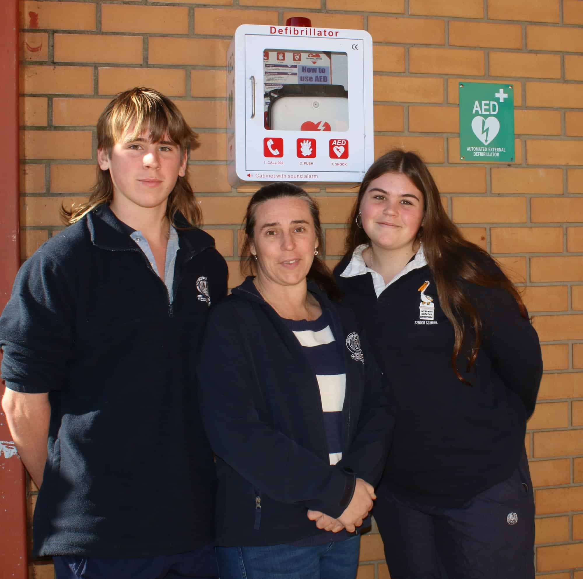 New Defib at YSC - Yarram Secondary College